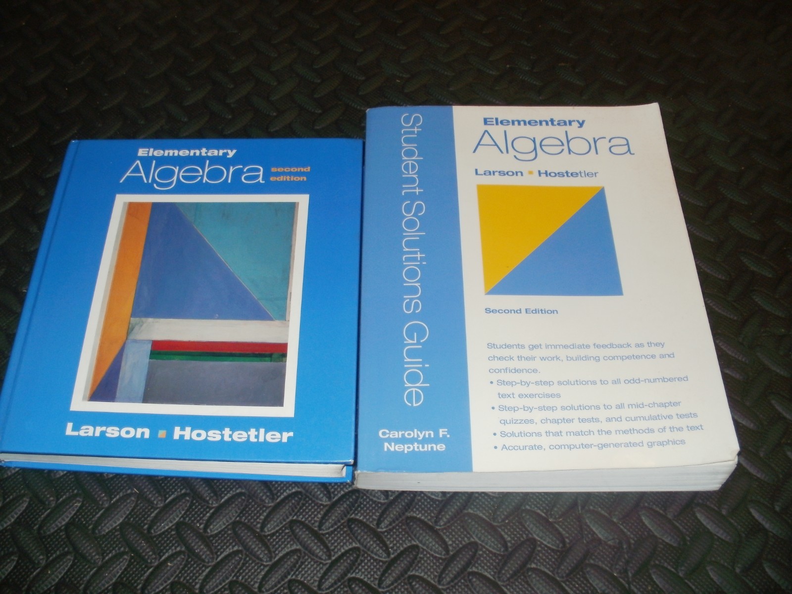 ELEMENTARY ALGEBRA Second Edition Larsen Hostetler Text Student ...