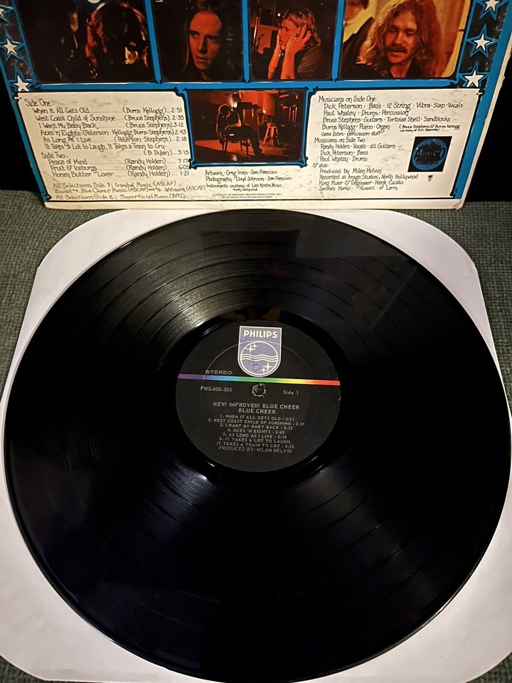 Blue Cheer - New! Improved! Blue Cheer - Philips Records Pressing PHS ...