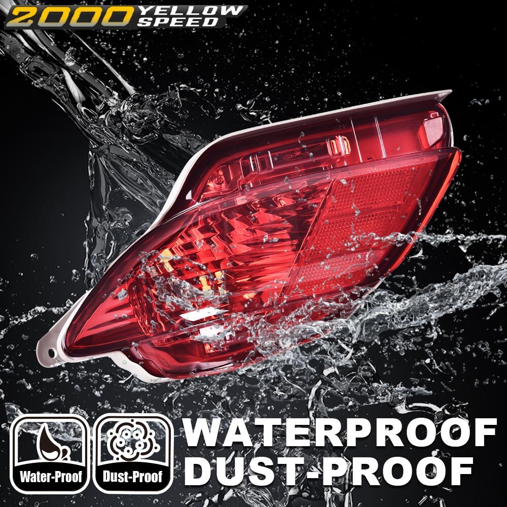 Fit For 2010-2015 Lexus RX270 RX350 RX450H Rear Bumper Stop Light Brake ...