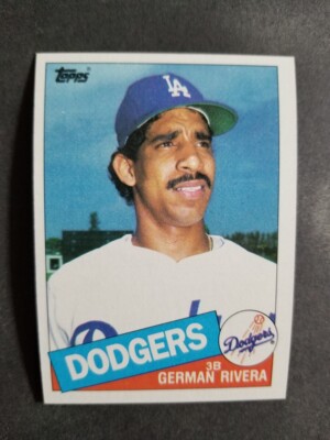 1985 Topps GERMAN RIVERA card # 626 [C3] | eBay