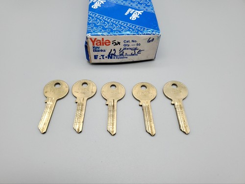 5x Yale RN12 1/2 Key Blanks JE Keyway Nickel Silver 6 Pin NOS | eBay