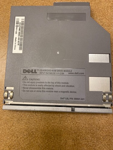 Dell 8W007-A01 CD-RW/DVD-ROM Drive Module for Latitude Notebook ...