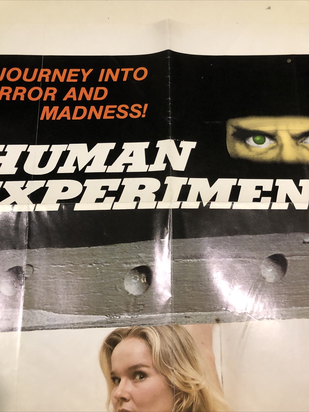 HUMAN EXPERIMENTS 1980 Original Movie Poster 25 X 38 Linda Haynes | eBay