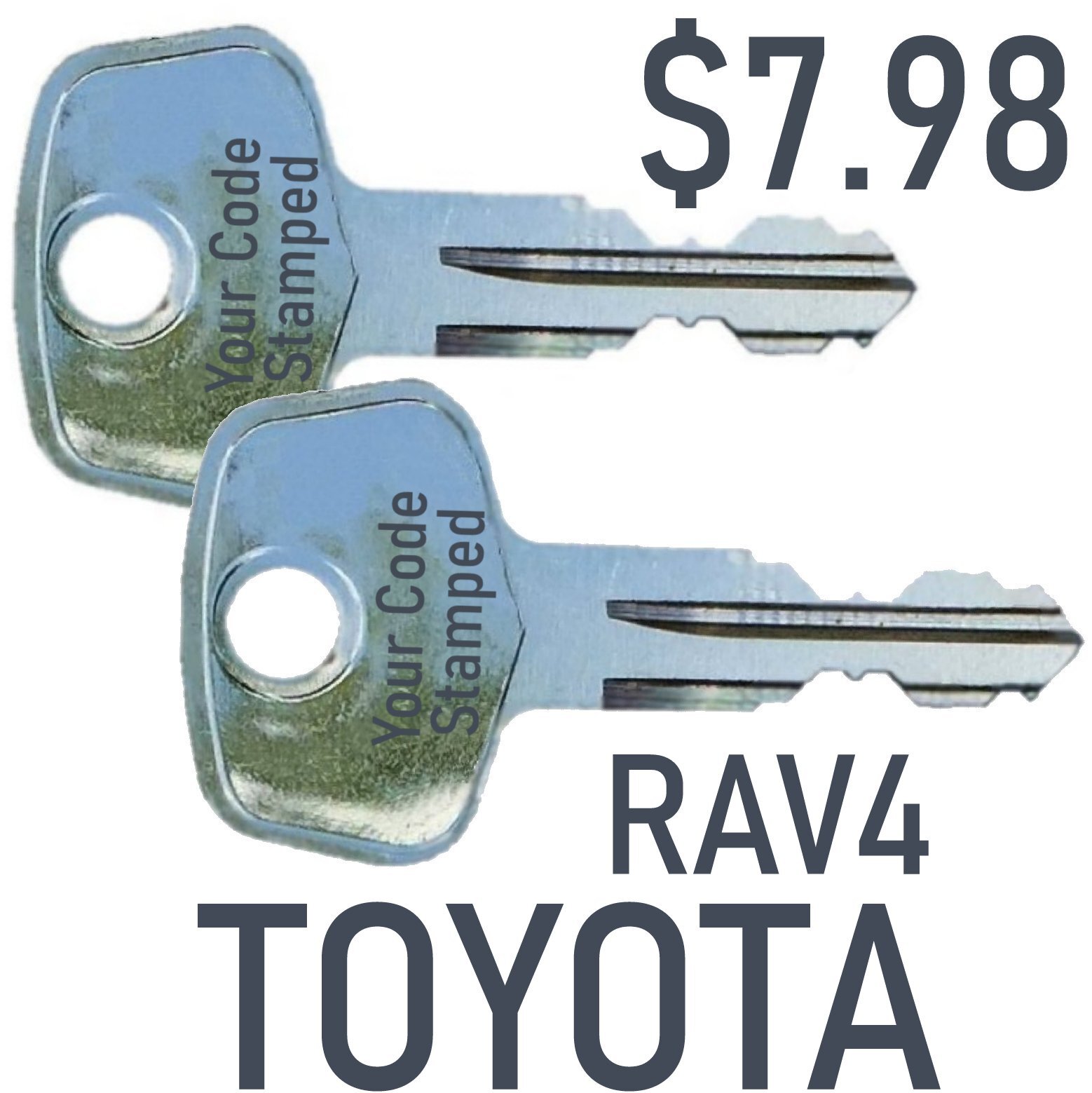 TOYOTA RAV4 Roof Rack Replacement Key Lock Cargo Luggage Box Carrier ...