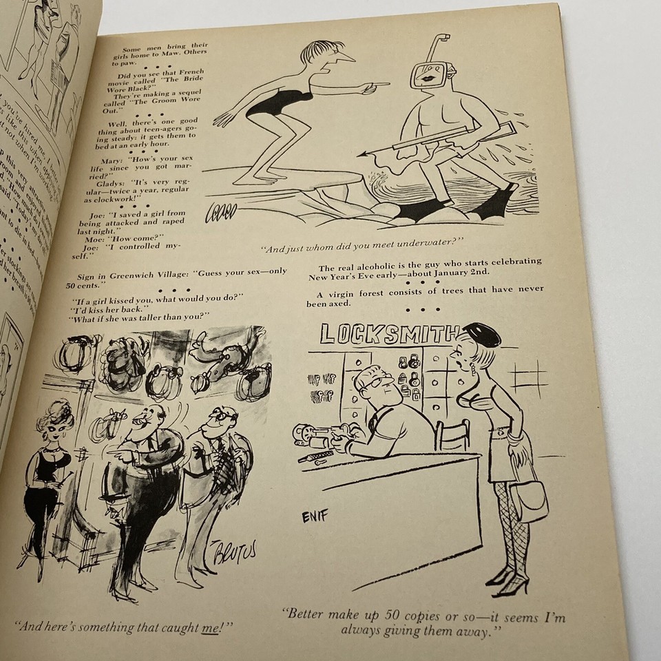 1968 #101 Adult Humor Risque- Gags, Gals and Cartoon Humor! Cartoon ...