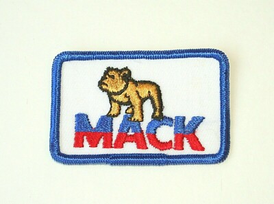 Vintage Mack Trucks Bulldog Mascot Company Logo Cloth Patch New NOS ...
