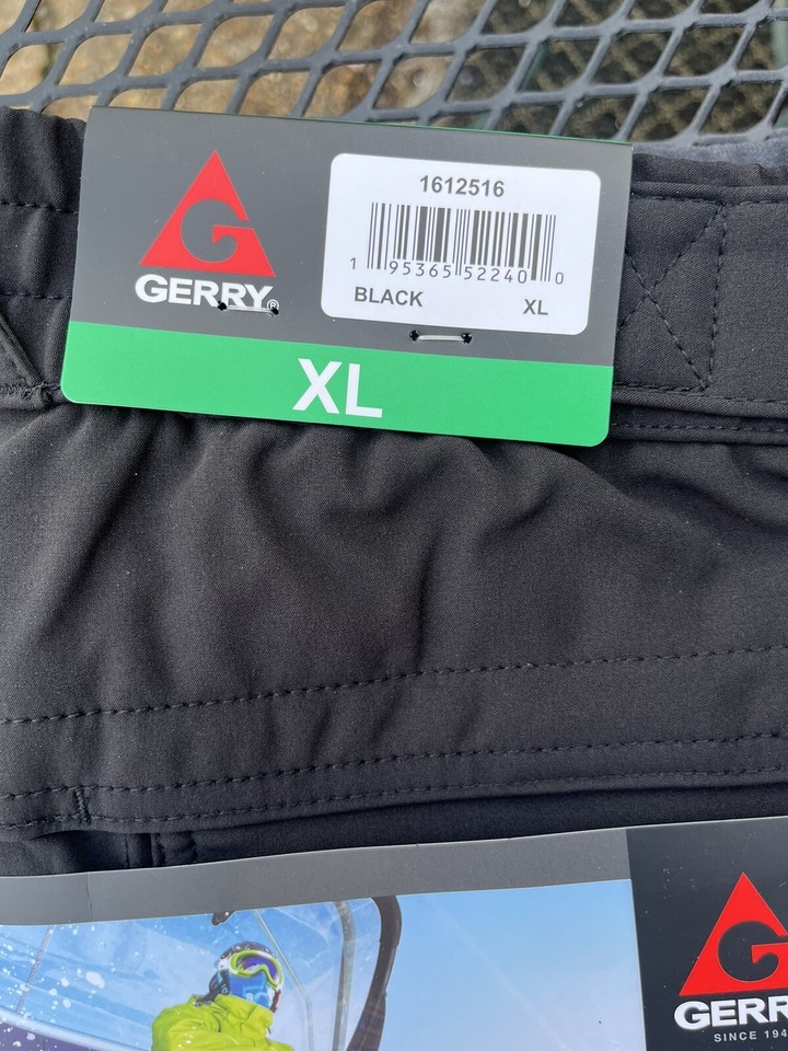 Gerry Men's Water Resistant Fleece Lined 4-Way Stretch Snow Pants ...