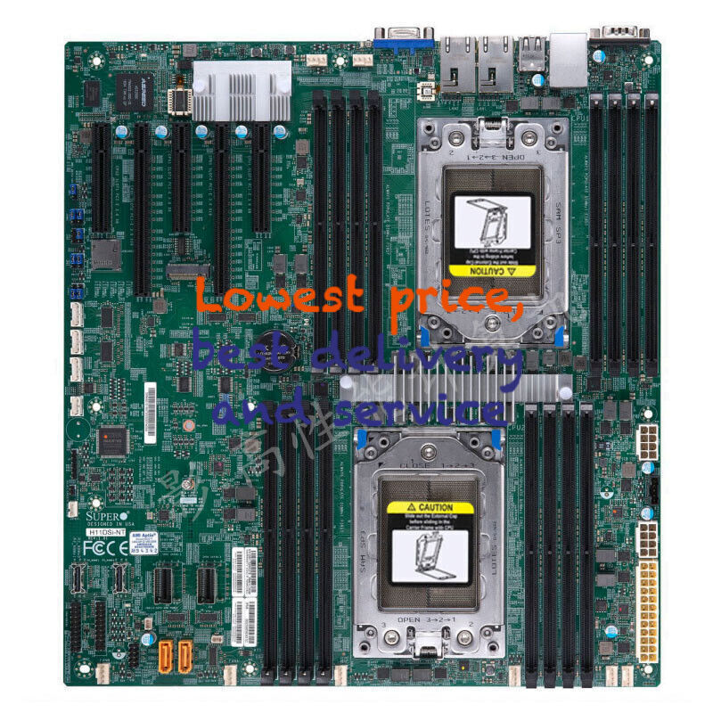Supermicro H11DSI dual-socket motherboard AMD EPYC server motherboard ...