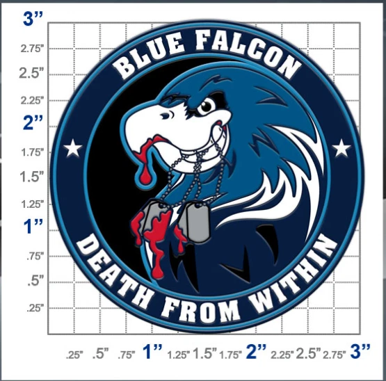 Blue Falcon Patch