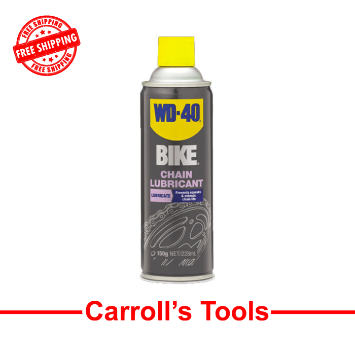 WD-40 BIKE Chain Lubricant 150g Aerosol Spray WD 41009 Long-Lasting ...