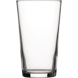 Conical 10oz Beer Half Pint Glass, Glasses Toughened Dishwasher Safe ...
