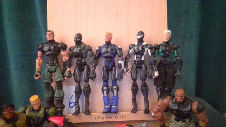 Action Figure Lot of 8 Hasbro Sigma 6 GI Joe 8" Action Figures and a ...
