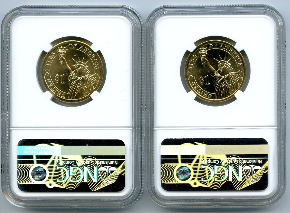 2020 P & D $1 GEORGE H.W. BUSH NGC MS66 PRESIDENTIAL DOLLAR MATCHING 2 ...