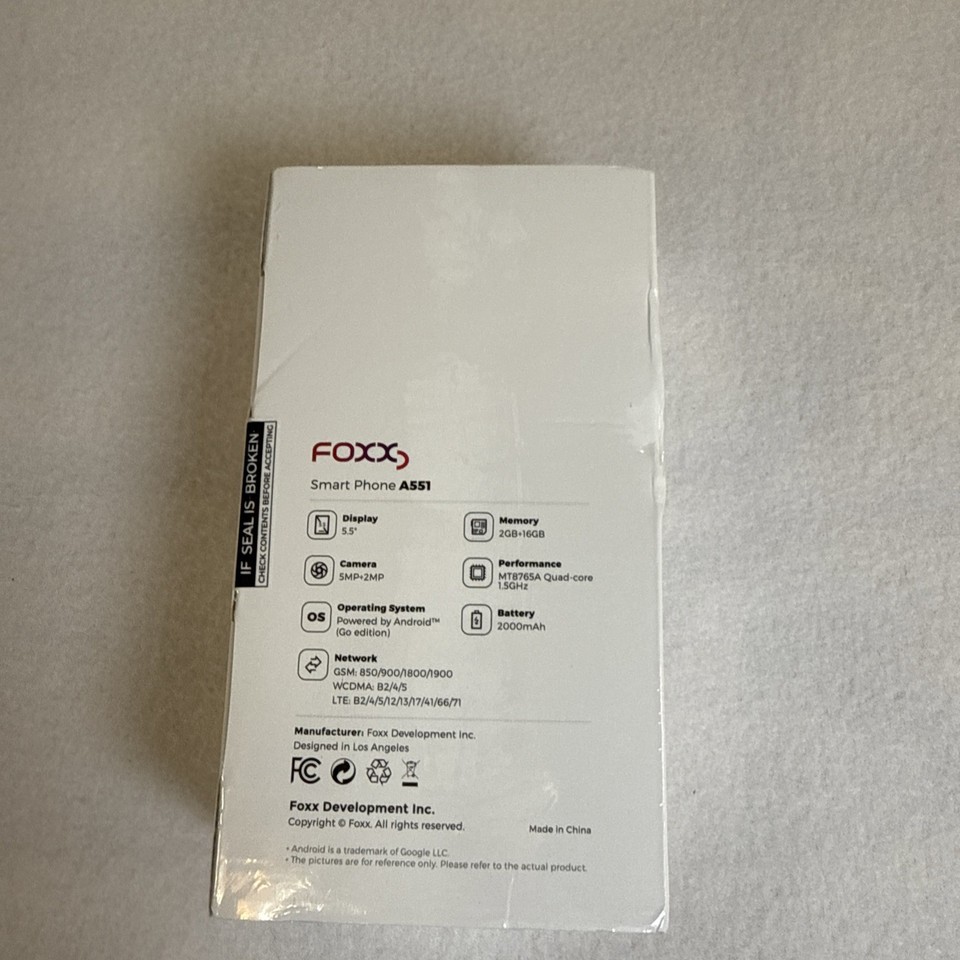 FOXX Air Talk Wireless Smart Phone A551 Dual Sim | eBay