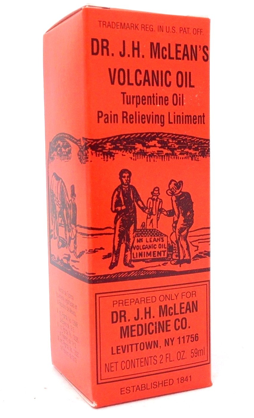 DR JH MCLEAN VOLCANIC OIL PAIN RELIEVING abexine aceite volcanico 2oz ...