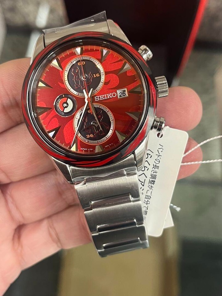 Seiko Pokemon Watch SBPY159 Red Dial Charizard Special Limited Edition ...