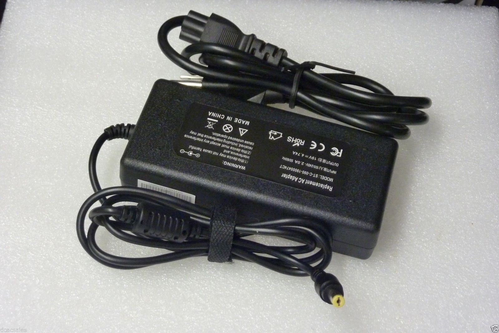 AC Adapter Cord Battery Charger 90W For Gateway NV52L NV52L08u NV53 ...