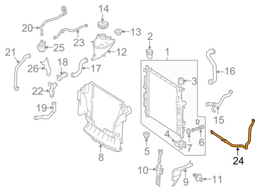 NEU MB GL X164 WASSERKÜHLROHR SCHLAUCH GL 450 4-MATIC PETROL ...