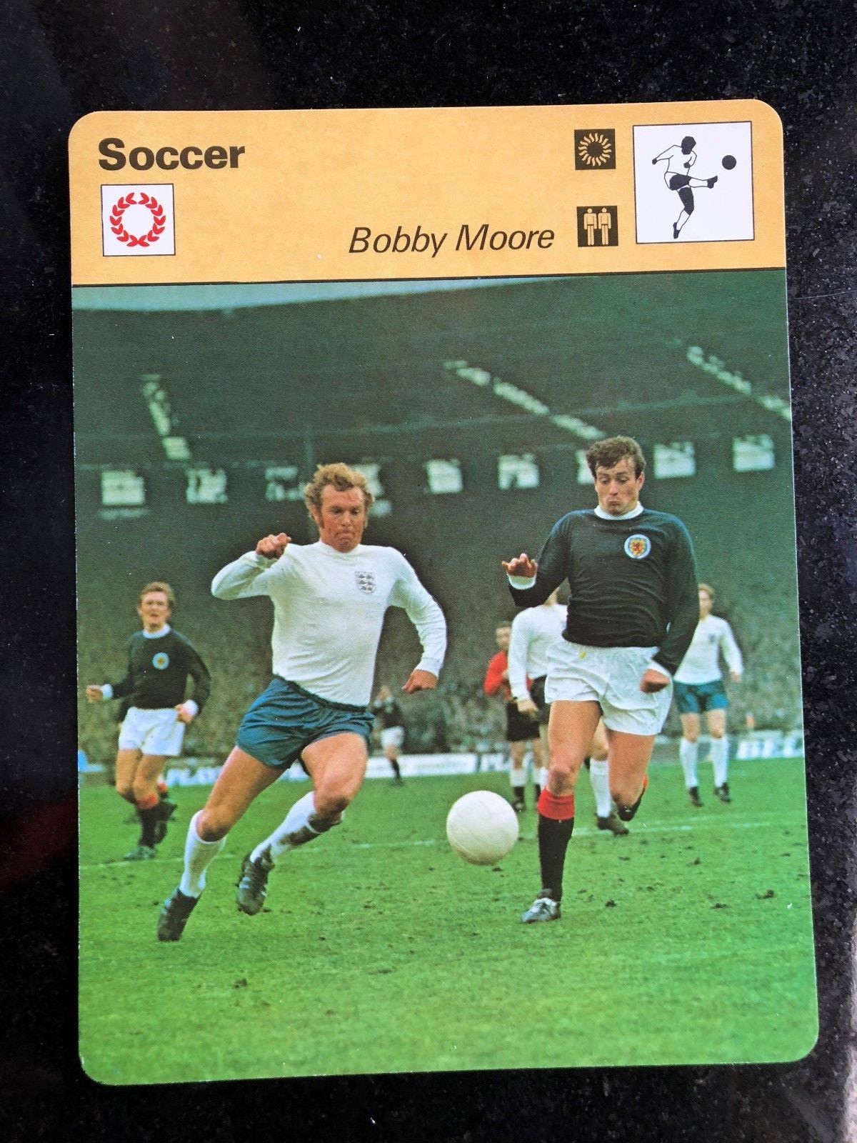 BOBBY MOORE 1978 Sportscaster Card #51-06 ENGLAND FULHAM NASL | eBay