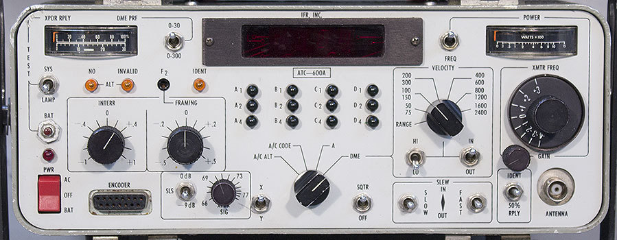 IFR/Aeroflex ATC-600A Portable Transponder/DME Ramp Test Set | eBay