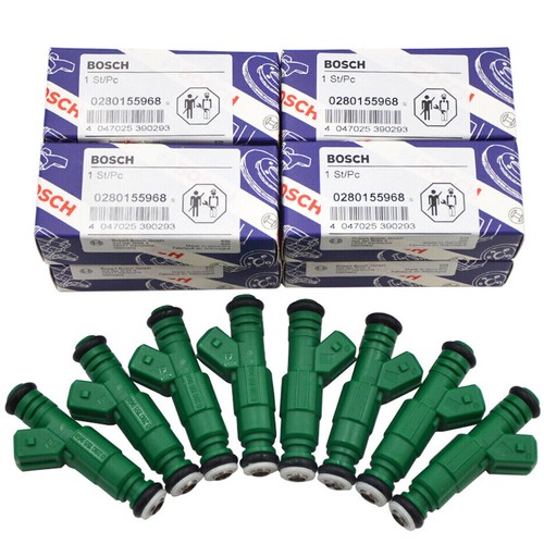 8pcs Genuine Bosch OEM 42lb Fuel Injectors 0280155968 LS1 LT1 Chevy ...