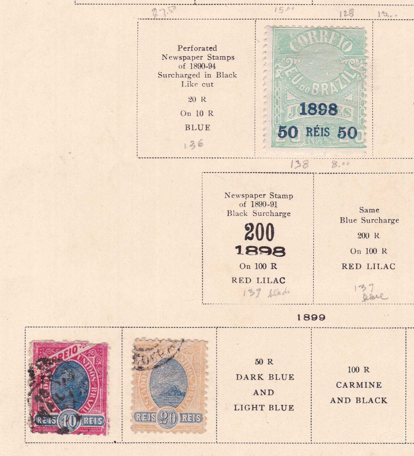 BRAZIL^^^ 1898-99 hinged& used CLASSICS @ dca 4439bza47 | eBay