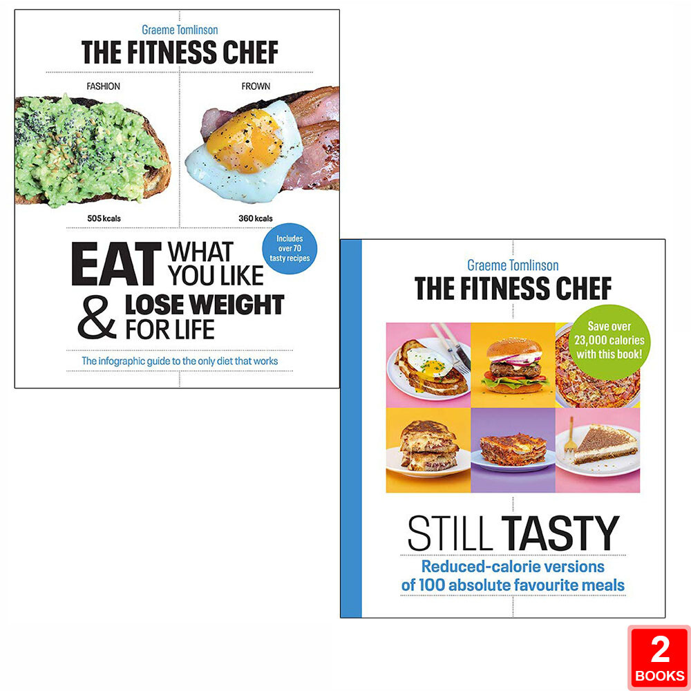 Graeme Tomlinson Fitness Chef 2 Books Collection Set Lose Weight For ...