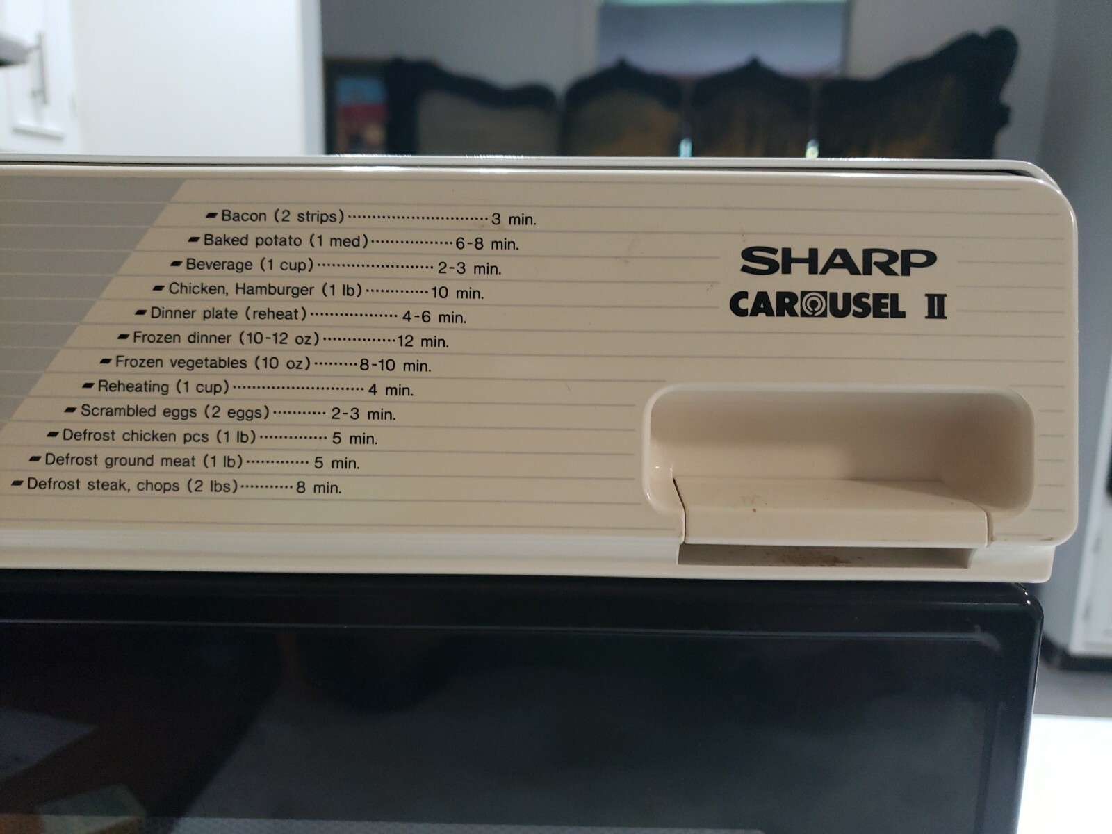 Sharp Carousel II Half Pint Compact Microwave Oven R-1M50A RV Boat ...