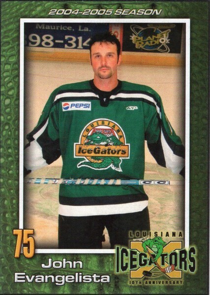 John Evangelista 2004-05 Louisiana IceGators | eBay