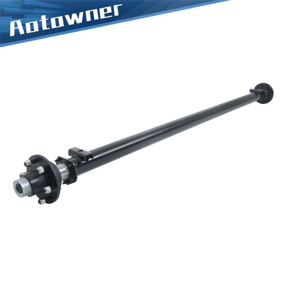 6000lbs 6 lug-5.5" Trailer Axle Complete Axle w/ 89" Hub Face 74 ...