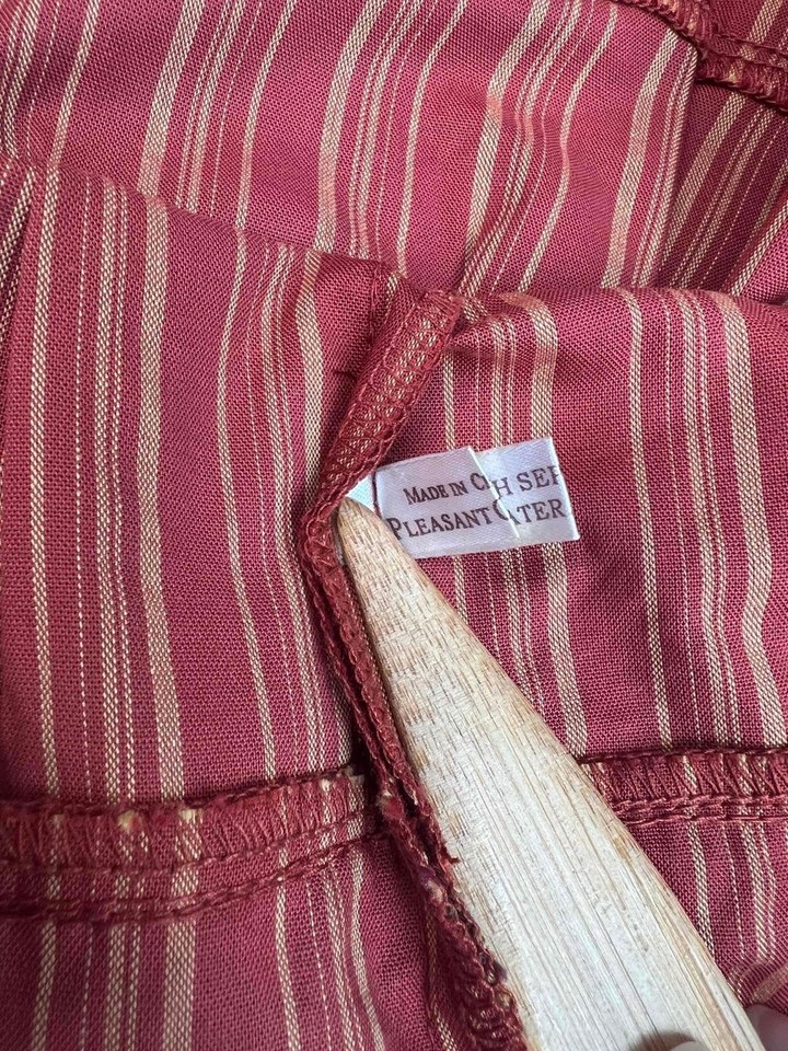 American Girl Addy Striped School & Summer Dress Lot Pleasant Company ...