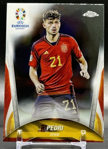 2024 Topps Chrome UEFA EURO #26 Pedri Spain | eBay