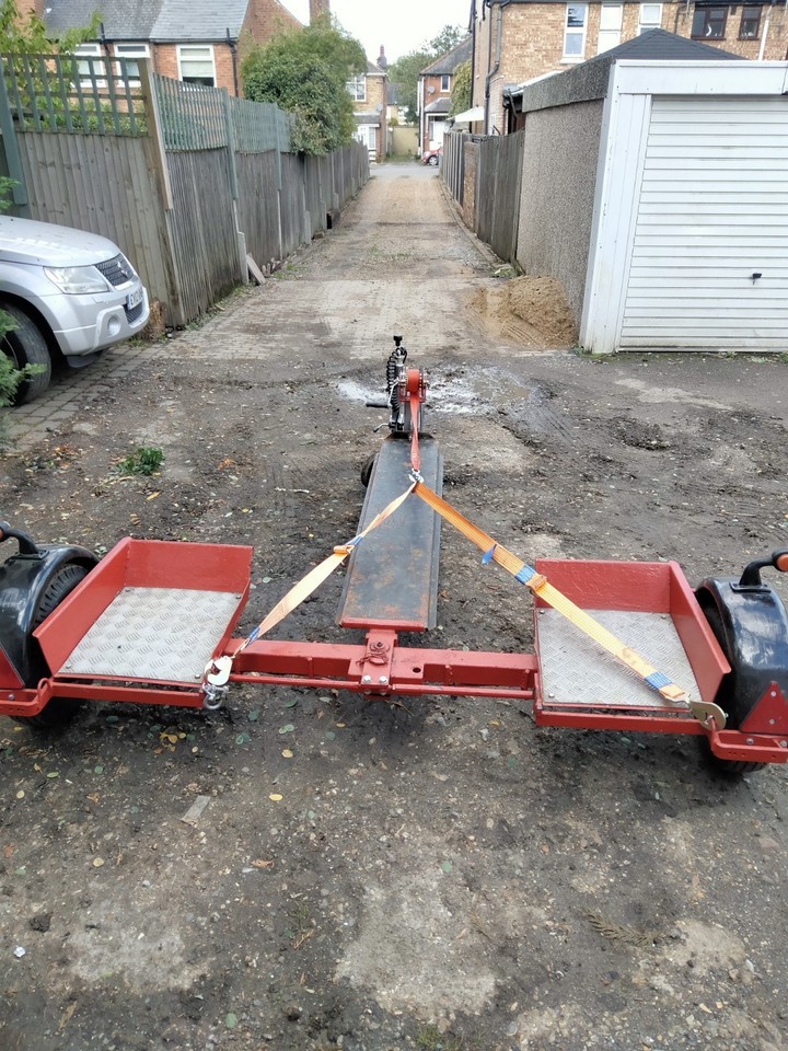 CAR RECOVERY TOWING DOLLY TRAILER | eBay UK
