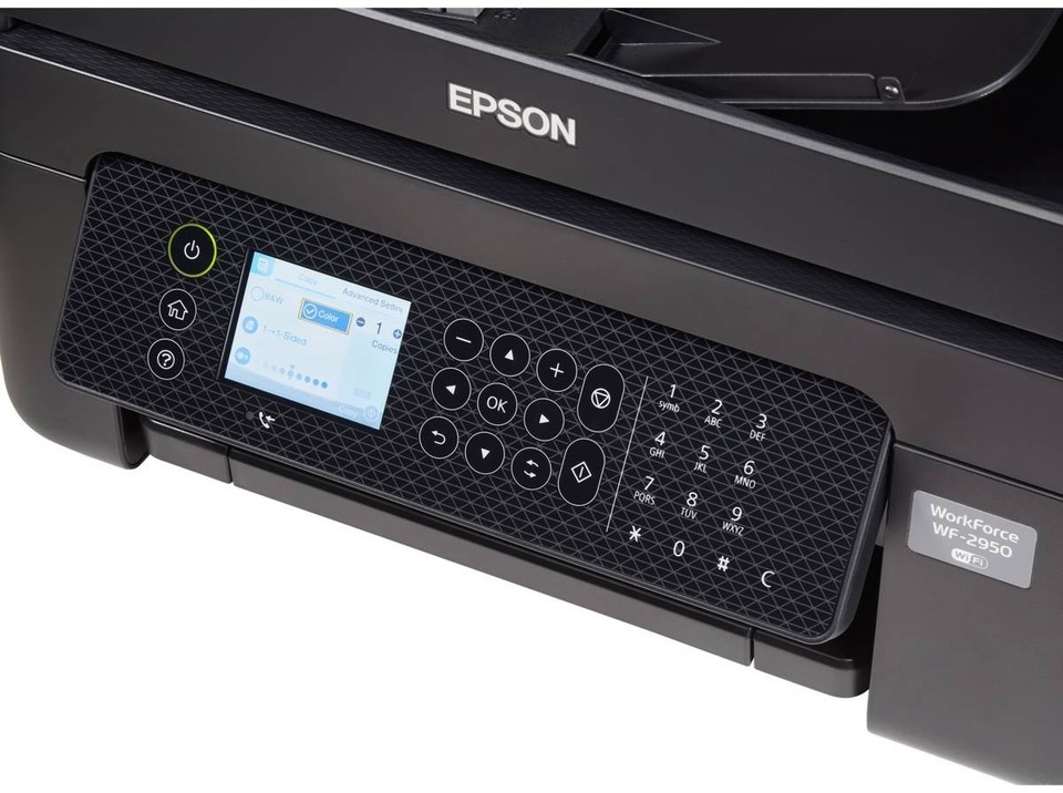 Epson WorkForce WF-2950 All-in-One Inkjet Printer, Scanner, Copier ...