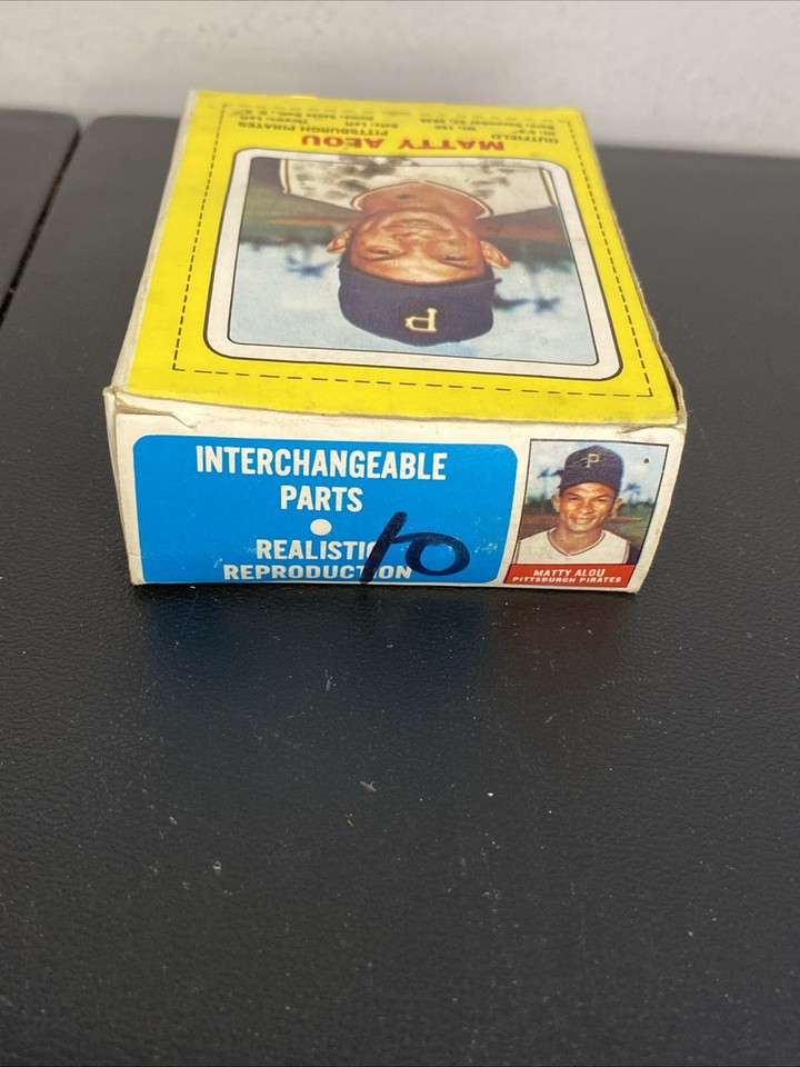 Vintage 1969 MLB Transogram Figures Set Break NOB Matty Alou Pittsburgh ...
