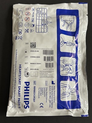 Philips HeartStart FRx FR2, FR3 SMART Pads II 989803139261 - Exp 03/04 ...