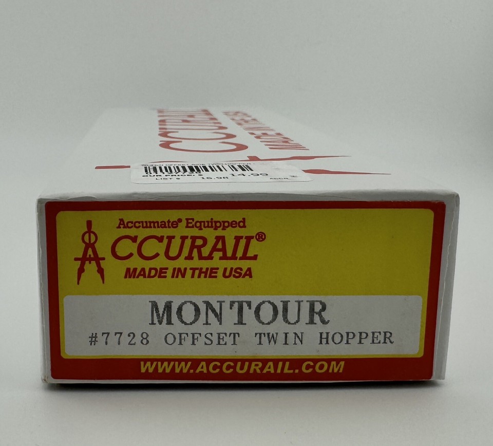 Accurail 7728 HO Scale Montour Offset Twin Hopper Road #9076 | eBay