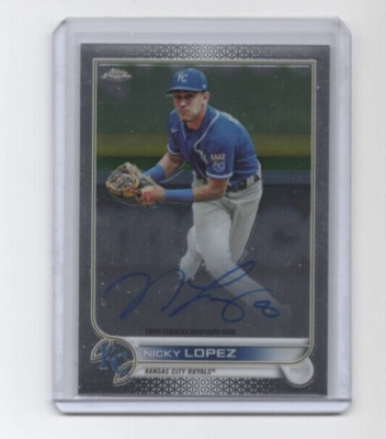 NICKY LOPEZ 2022 Topps Chrome AUTOGRAPH Kansas City Royals | eBay