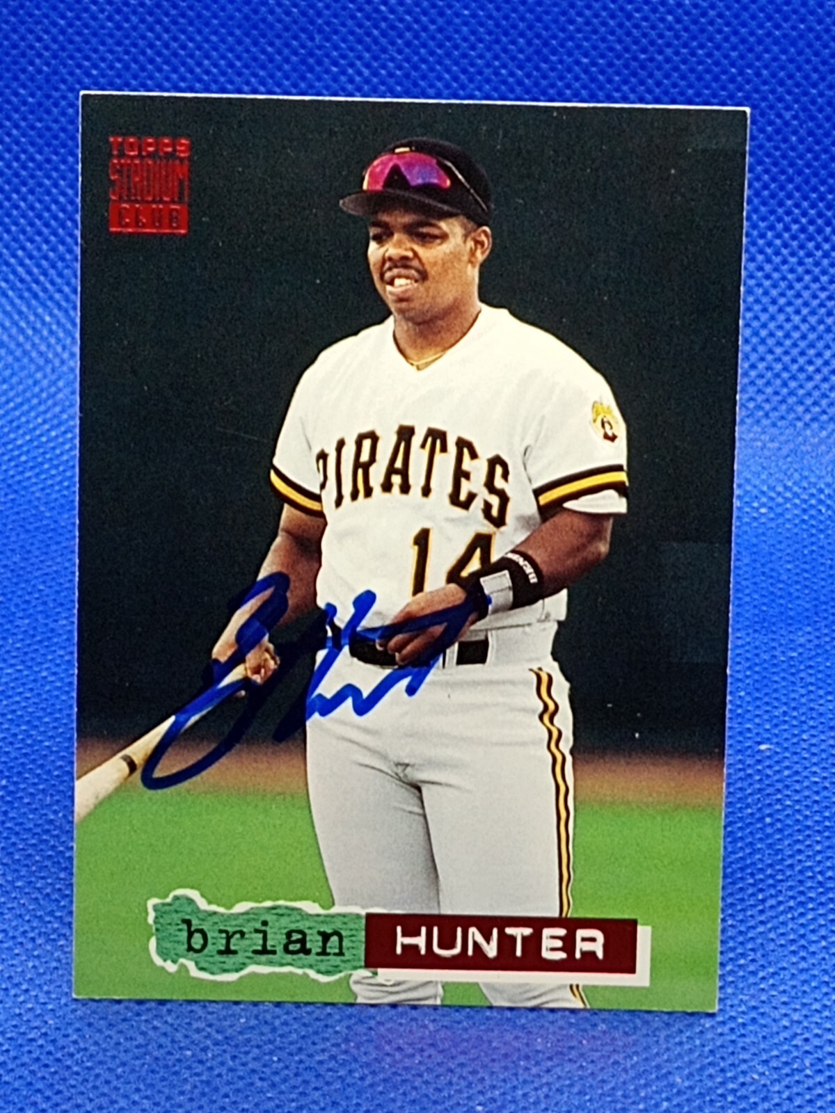 AUTOGRAPH AUTO Brian Hunter 1994 Stadium Club #651 | eBay