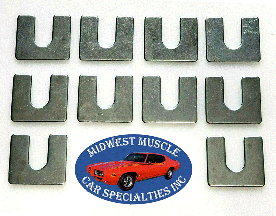 "GM GMC AMC Chevelle GTO 442 Body Fender Door Alignment Shims 1/8 ...