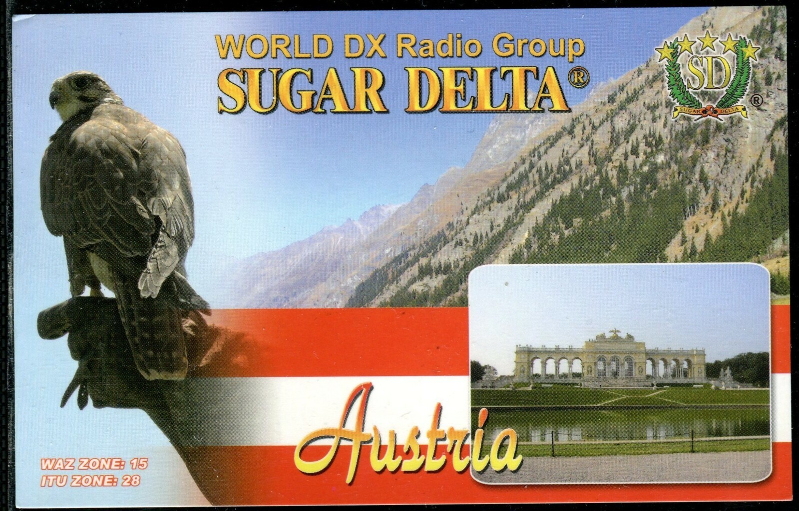 741 - Austria - DX Group Sugar Delta - QSL Radio Amateur Card | eBay