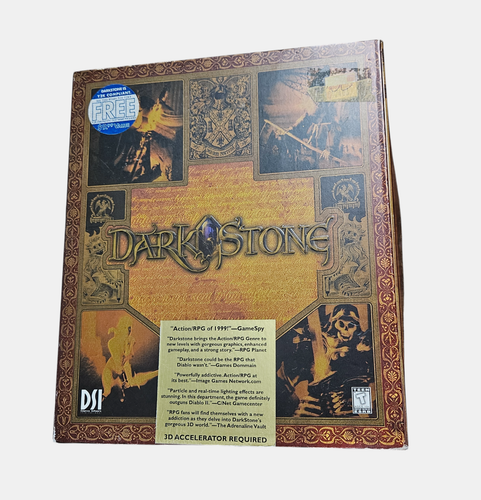 Darkstone PC Game Big Box DSI 1999 Action RPG Includes CD, Manual Complete | eBay