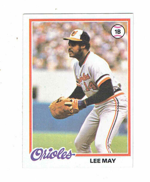Lee May Baltimore Orioles 1B #640 Topps 1978 #Baseball Card | eBay