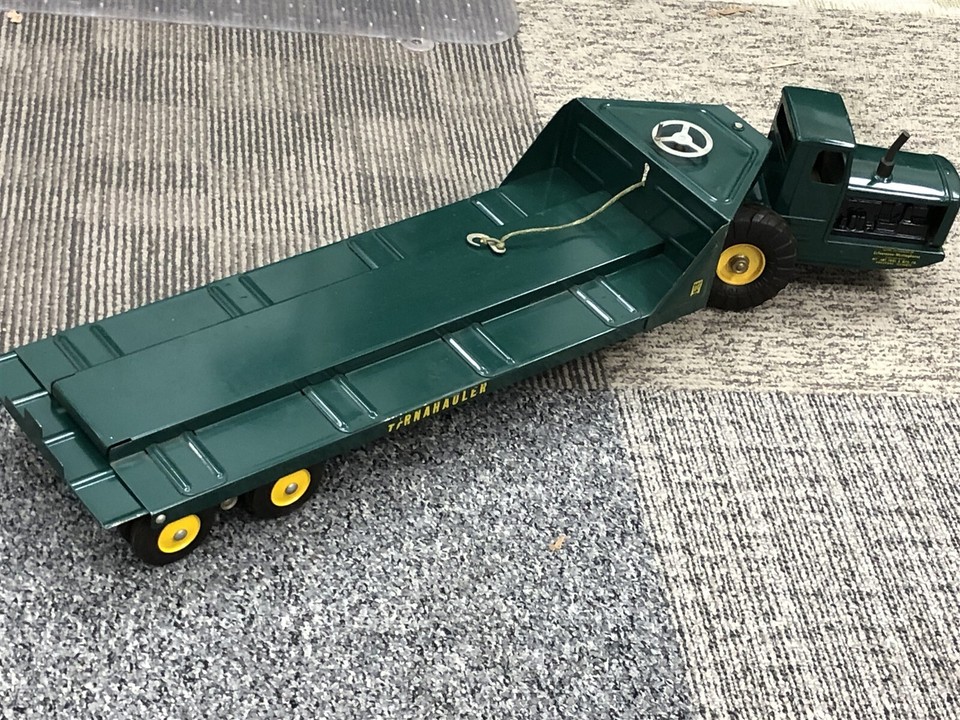 1950s NY-LINT HUGE FLATBED HAULER PRESSED STEEL VEHICLE SUPER NICE ...