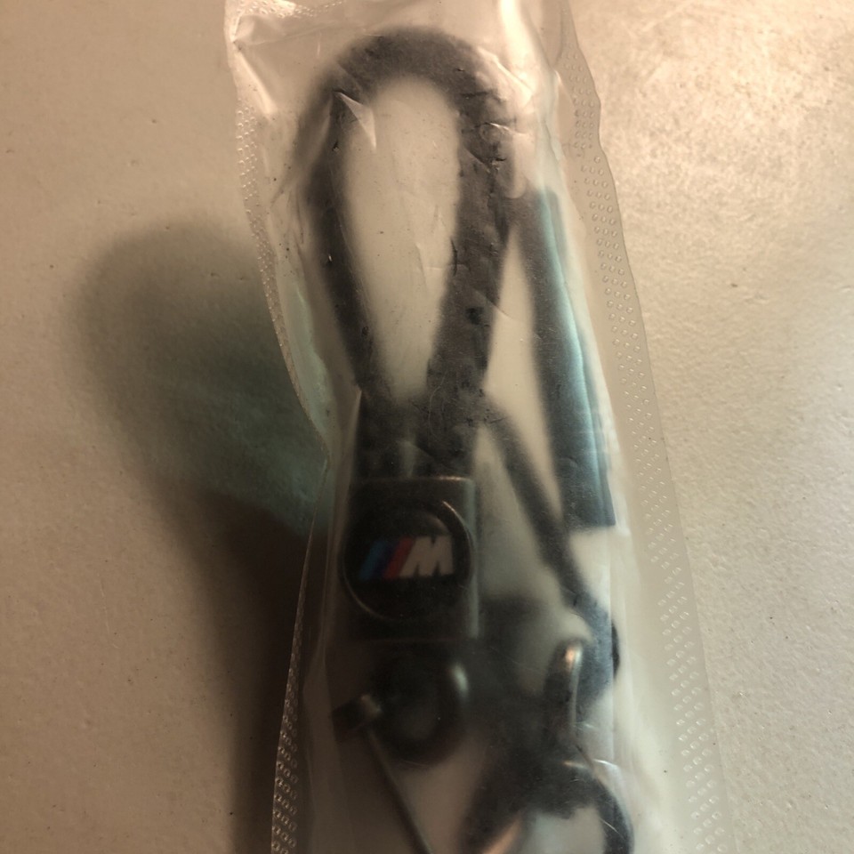 BMW - Genuine Leather Keychain Car Key Chain Ring - NEW | eBay