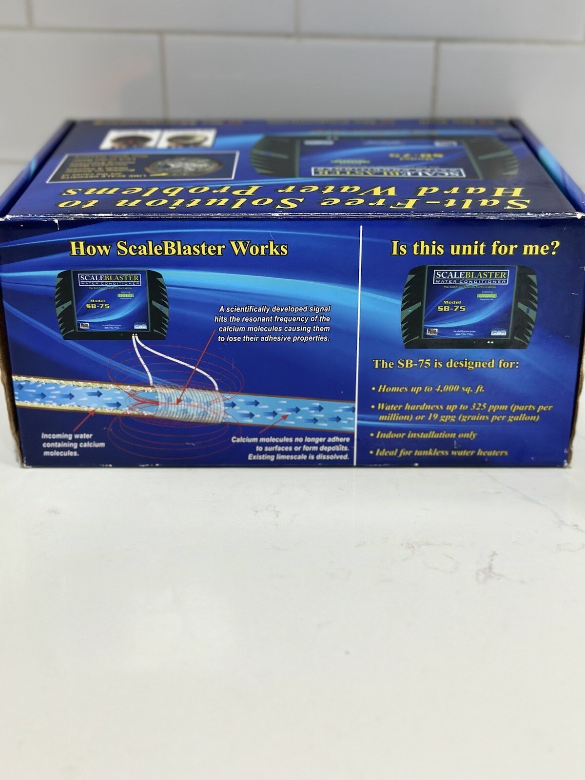 ScaleBlaster Electronic Water Conditioner Descaled Lime Scale Remover ...