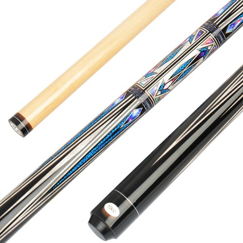 Pool Cue Stick, 58" Billiard Stick Maple 13mm Tip Blue | eBay