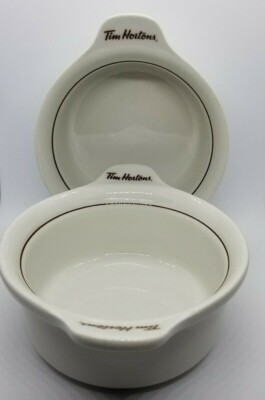 Tim Horton Soup Bowl Steelite International England X 2 Vintage Brown ...