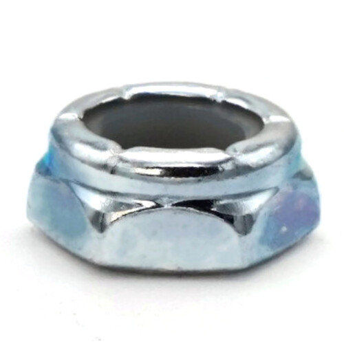 Zinc Plated Steel Nylon Insert Jam Lock Nuts Nylock Jam Nuts - Size #4 ...