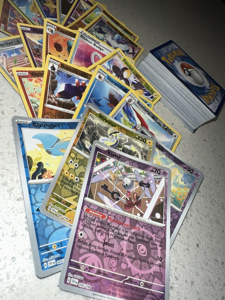 100x Pokemon Cards Bundle Pack Bulk ! With 20 REVERSE HOLOS NO ENERGYS ...